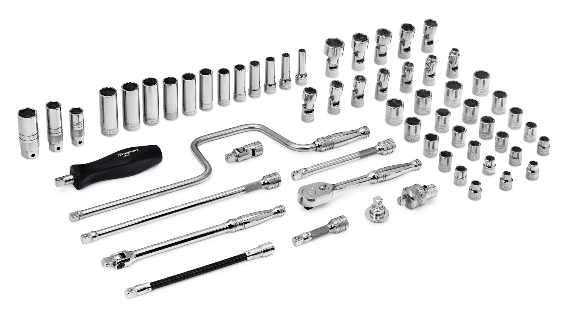 61 Pc 3/8" Drive 6-/12-point Metric General Service Socket Set - 262MFB ...
