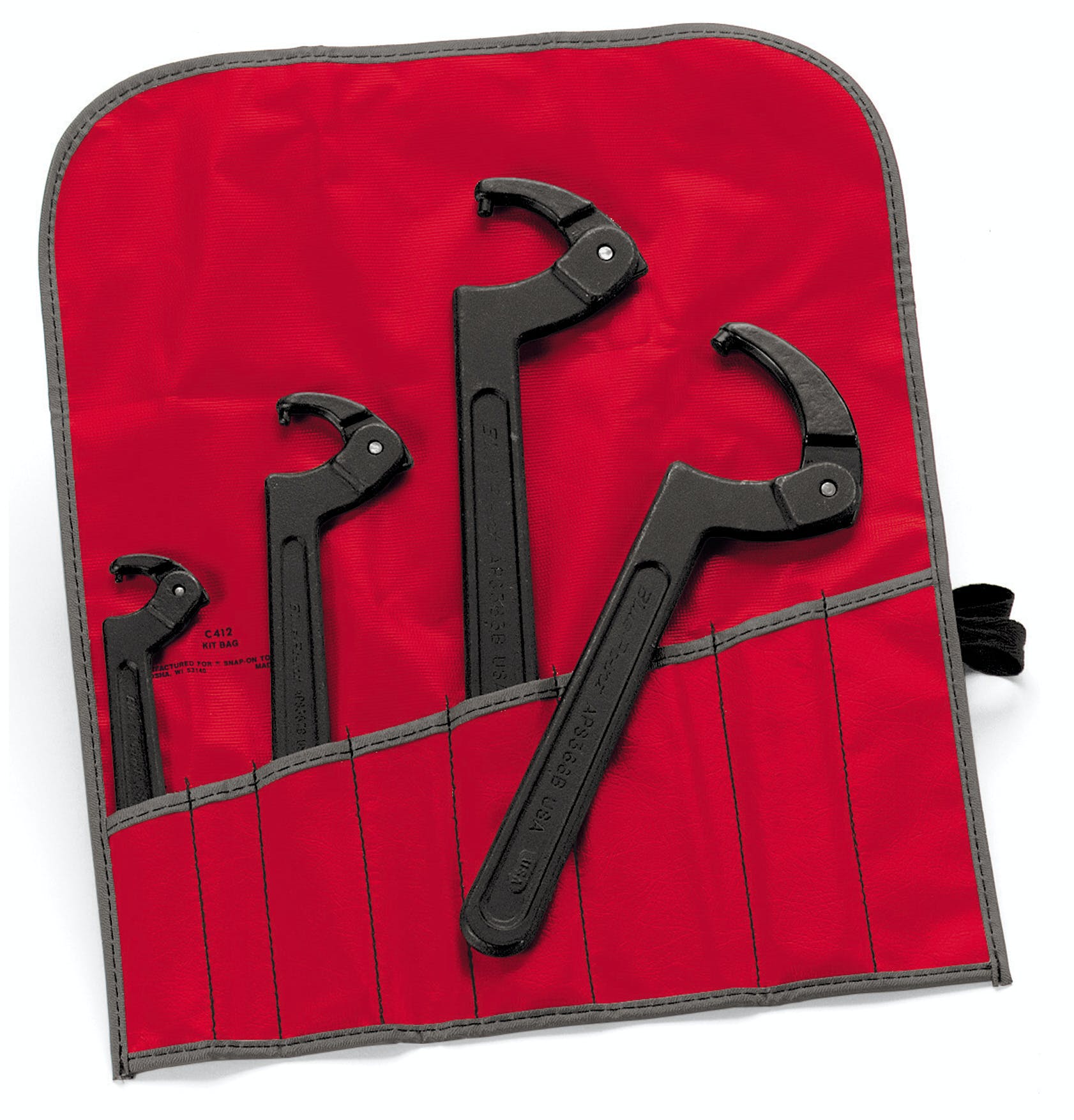 4 Pc Adjustable Pin Spanner Wrench Set (3/4-6-1/4") - 304APSKA – Snap ...