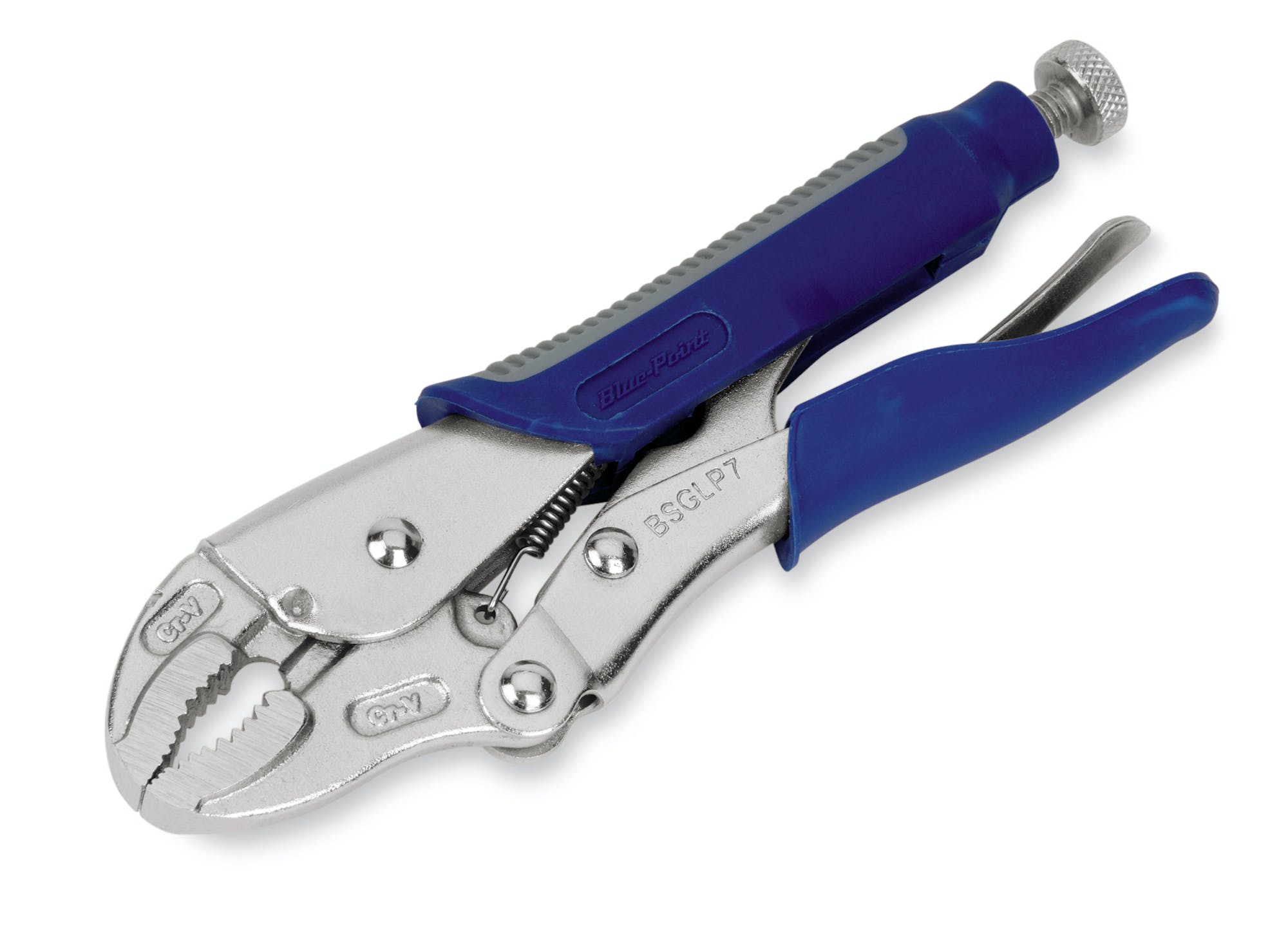 7" Soft Grip Curved Jaw Locking Pliers (blue-point®) - BSGLP7 – Snap-On ...