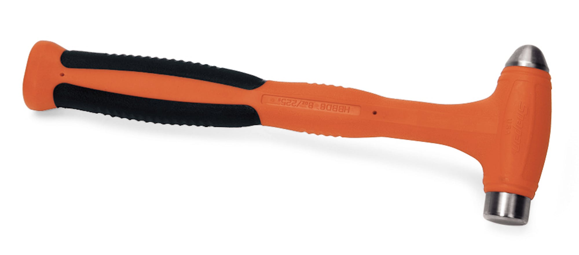 8 Oz Ball Peen Soft Grip Dead Blow Hammer (orange) - HBBD8O – Snap-On ...