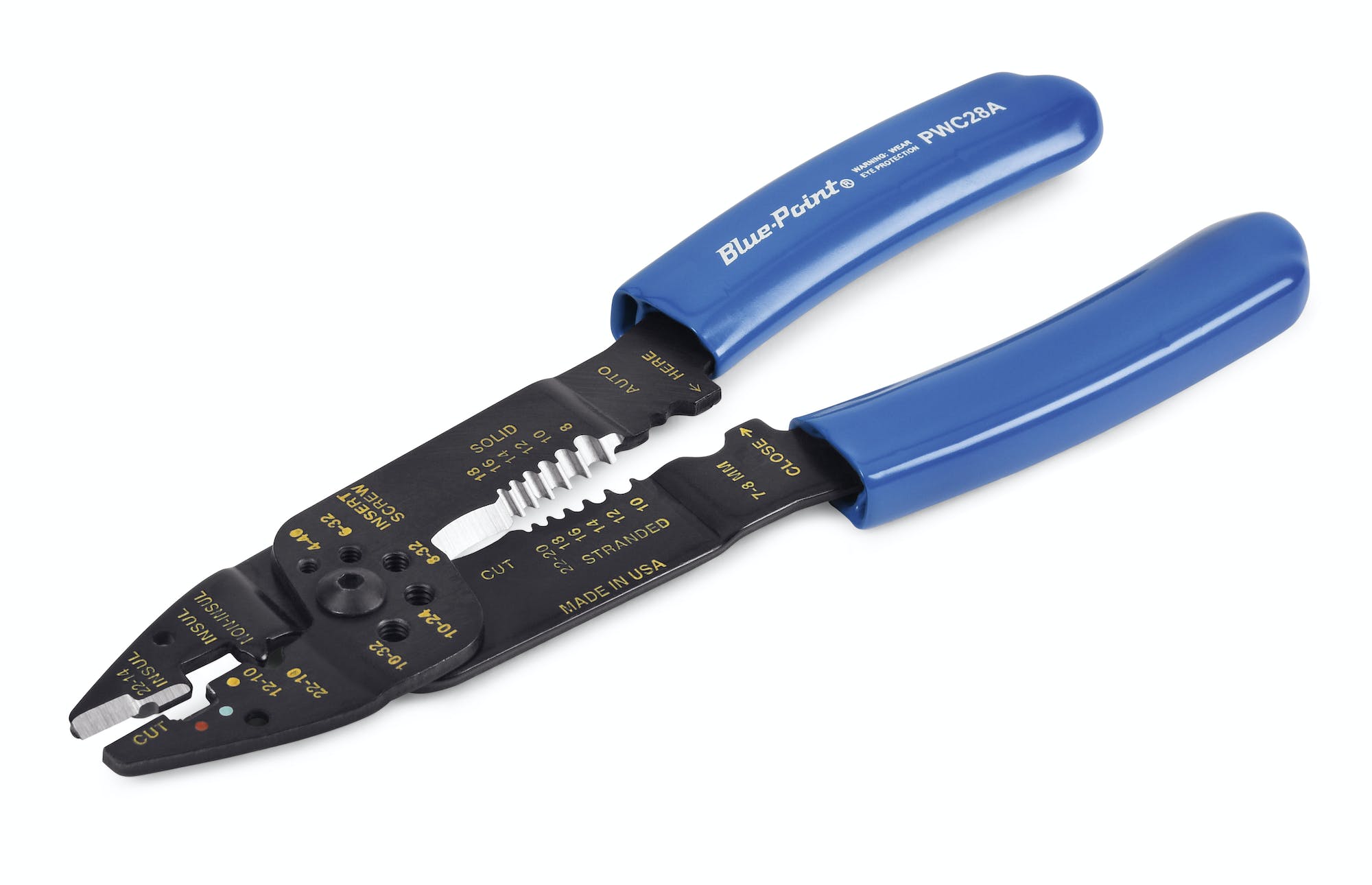 Wire Stripper/cutter/crimper/bolt Cutter (blue-point®) - PWC28A – Snap ...