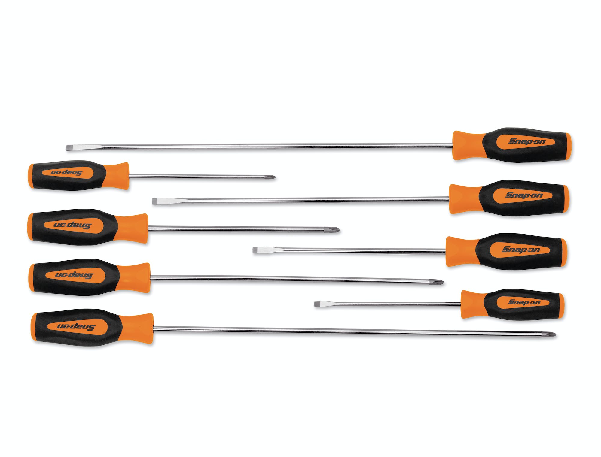 8 Pc Instinct® Soft Grip Extra-long Combination Cabinet Screwdriver Set ...