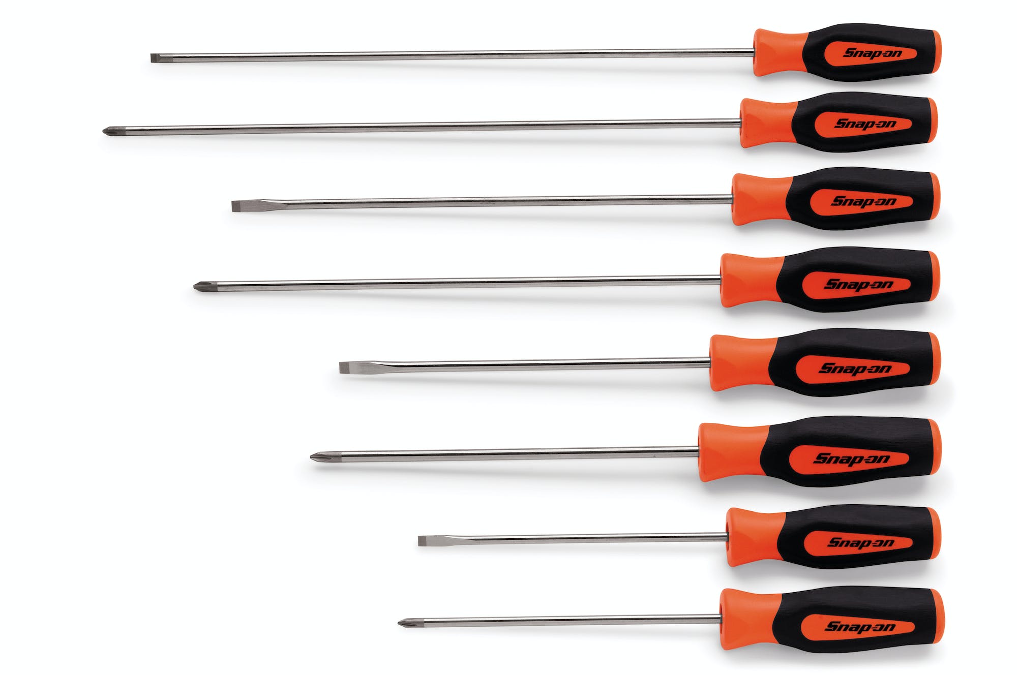 8 Pc Instinct® Combination Hard Grip Cabinet Screwdriver Set (orange ...