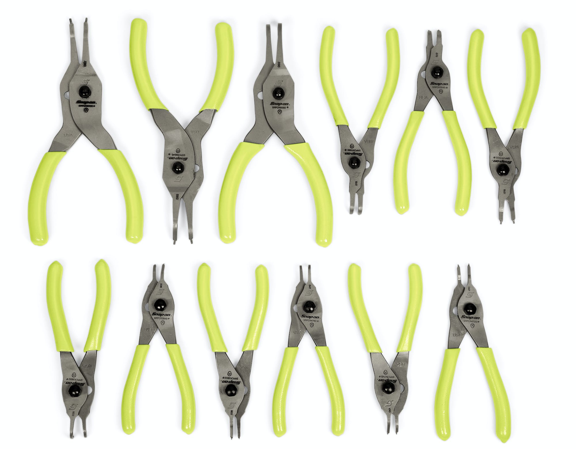 12 Pc Snap Ring Pliers Set (hi-viz) - SRPCR112HV – Snap-On Viet Nam