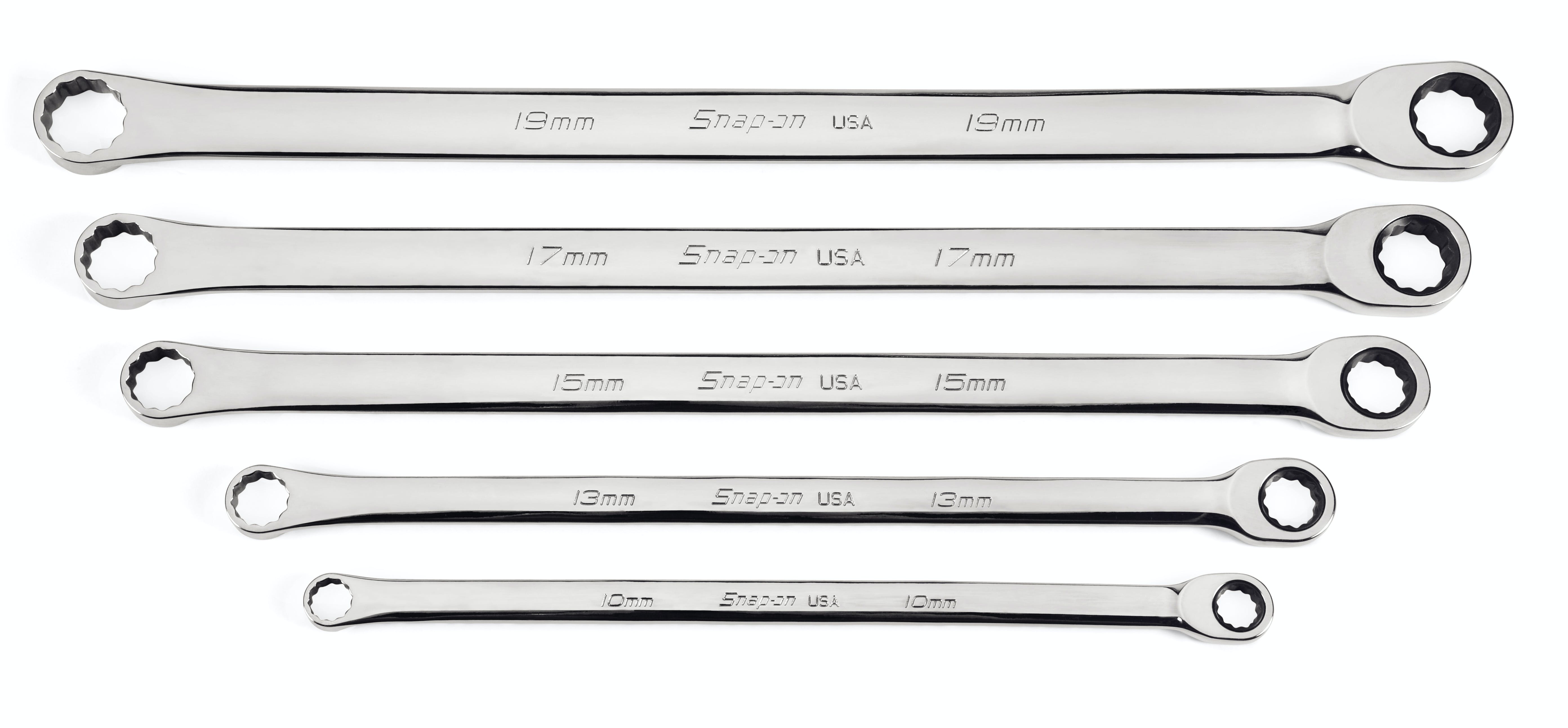 5 Pc 12-point Metric Flank Drive® High-performance Ratcheting Box ...